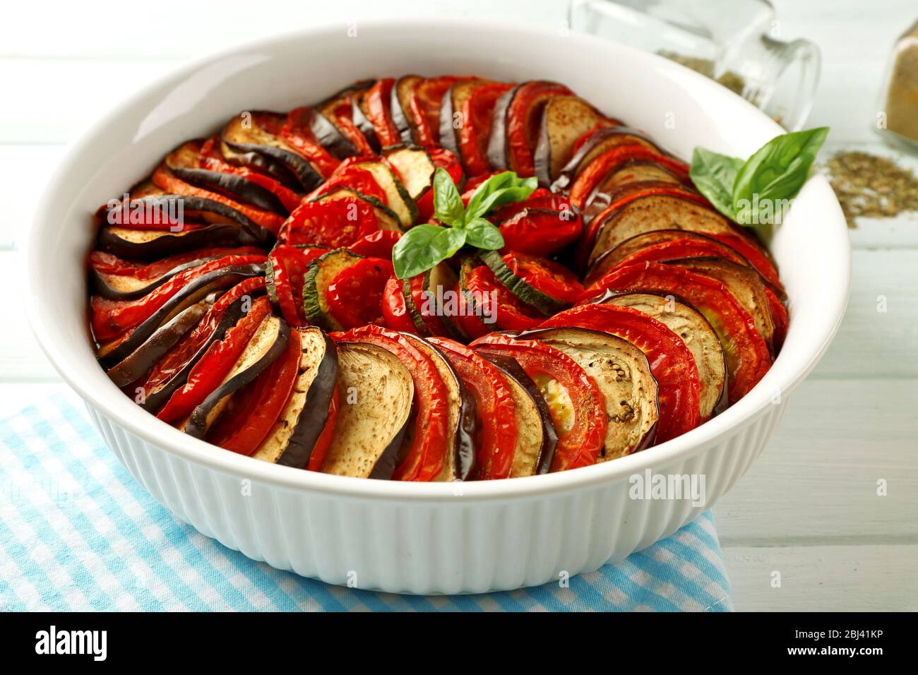 Ratatouille - traditional French Provencal vegetable dish cooked in ...