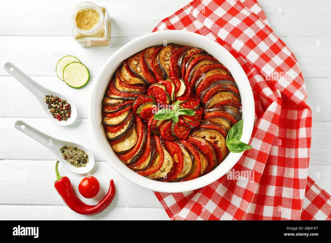 Ratatouille - traditional French Provencal vegetable dish cooked in ...