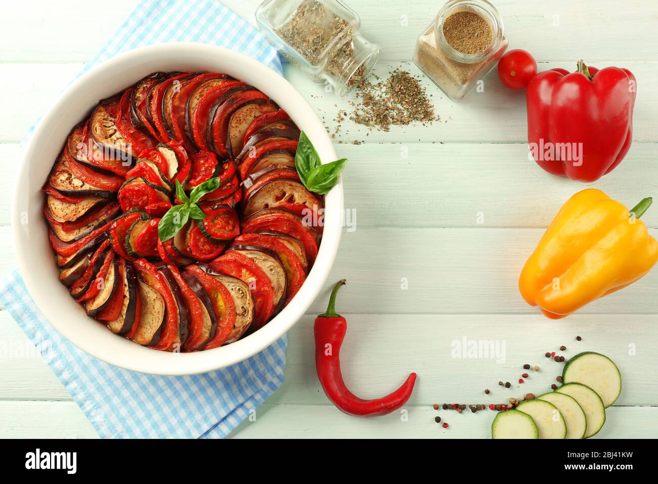 Ratatouille - traditional French Provencal vegetable dish cooked in ...