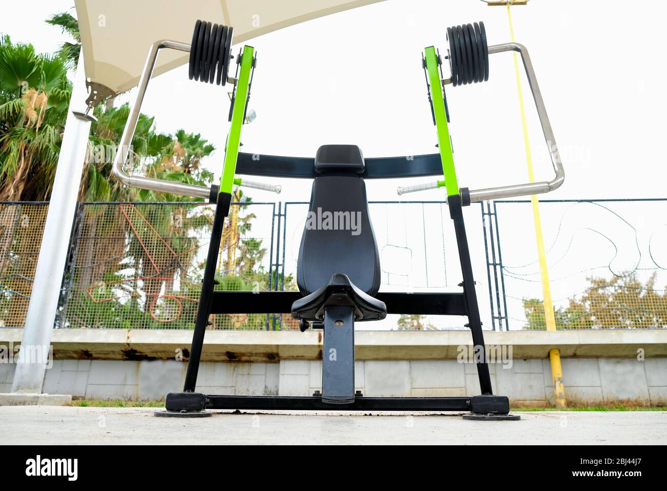 Public fitness equipment hi-res stock photography and images - Alamy