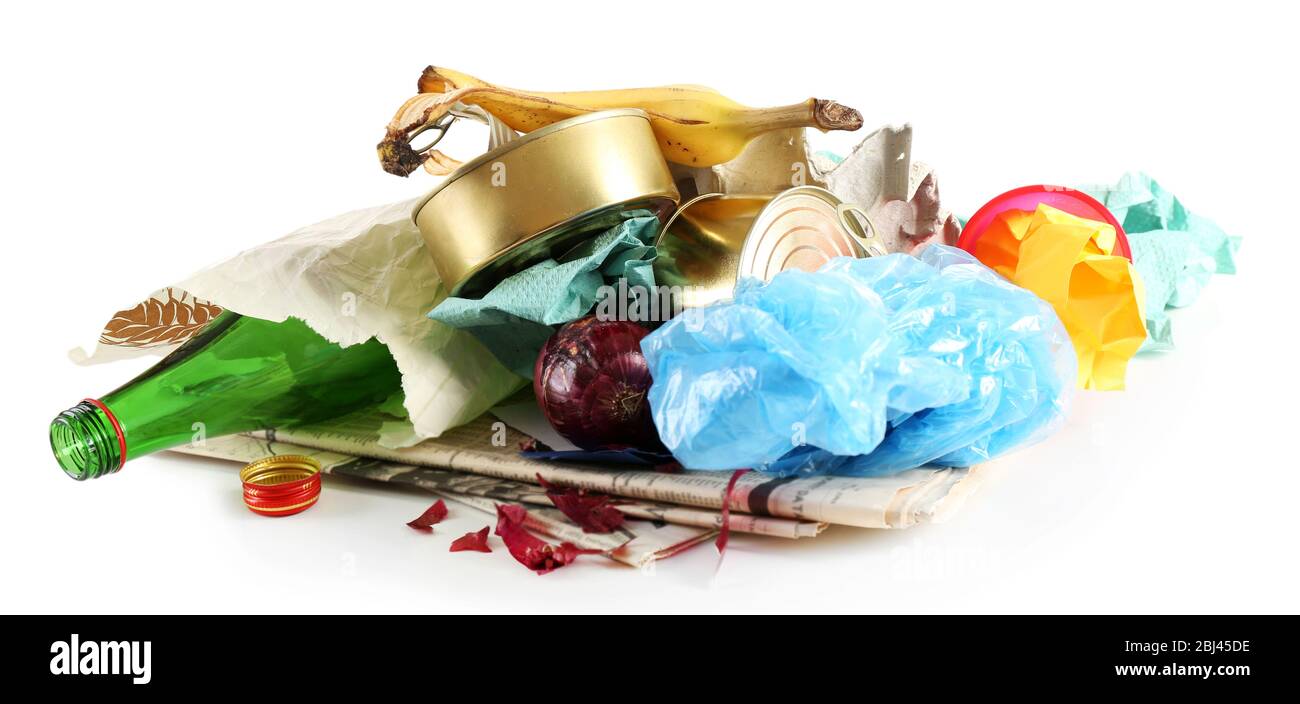 Plastic pollution rubbish debris Cut Out Stock Images & Pictures - Alamy