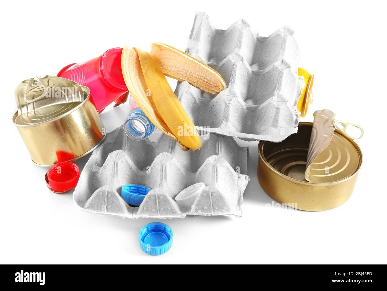 Plastic pollution rubbish debris Cut Out Stock Images & Pictures - Alamy