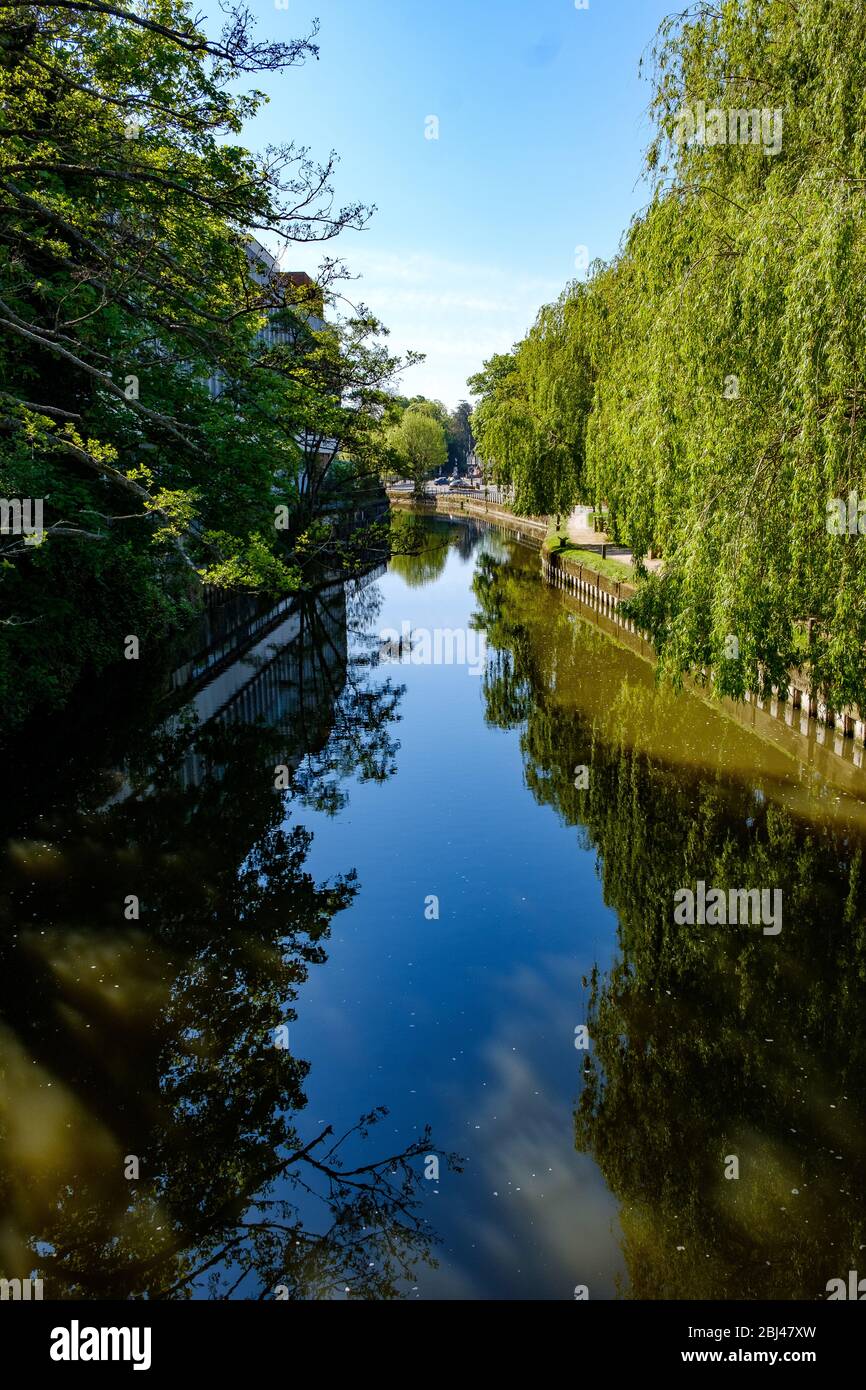 River Wey, Guildford, Surrey UK Stock Photo - Alamy