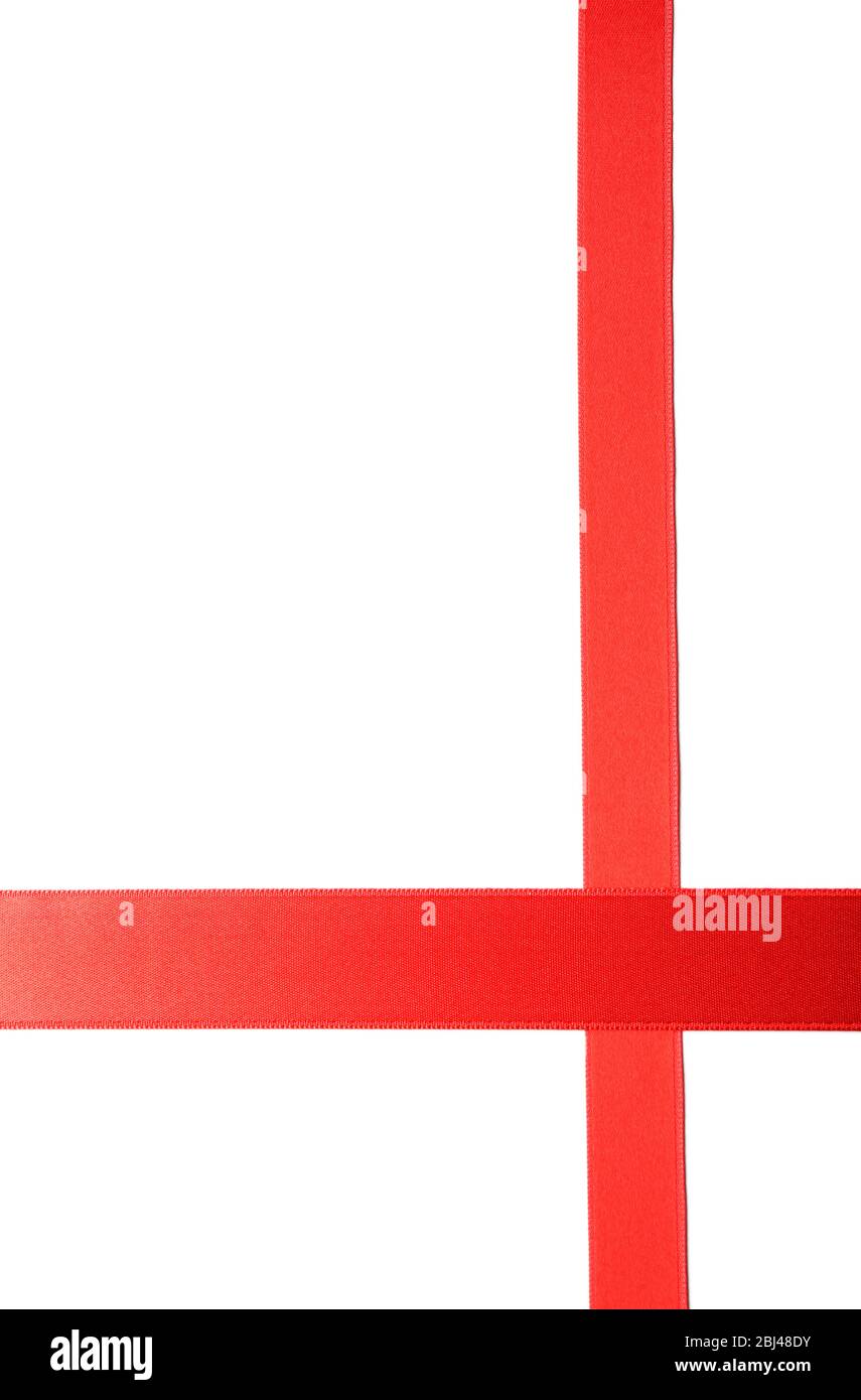 Rose red ribbons Cut Out Stock Images & Pictures - Alamy