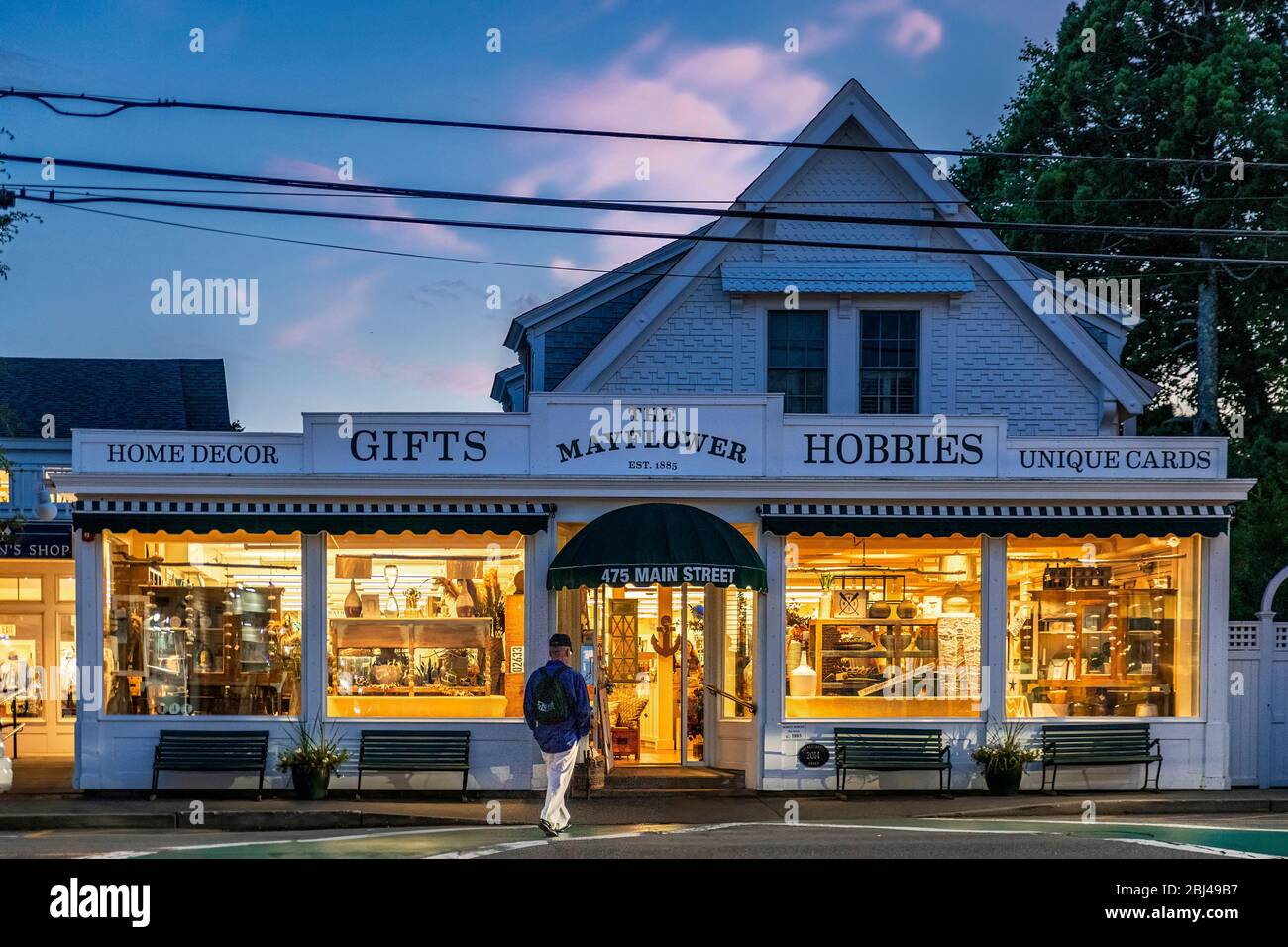 The Mayflower Gift Shop at Chatham in Cape Cod Stock Photo - Alamy