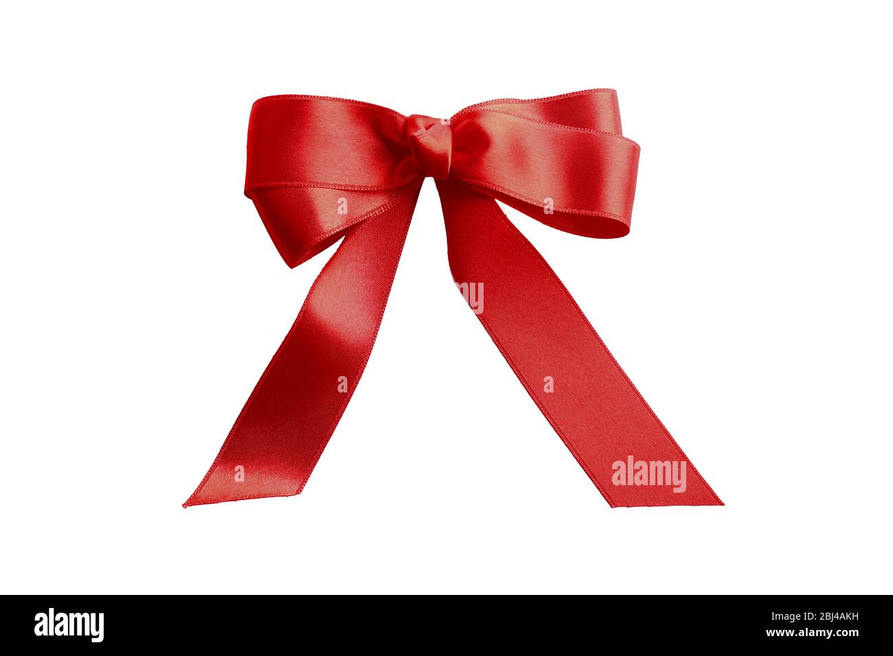 Red bow, isolated on white Stock Photo - Alamy