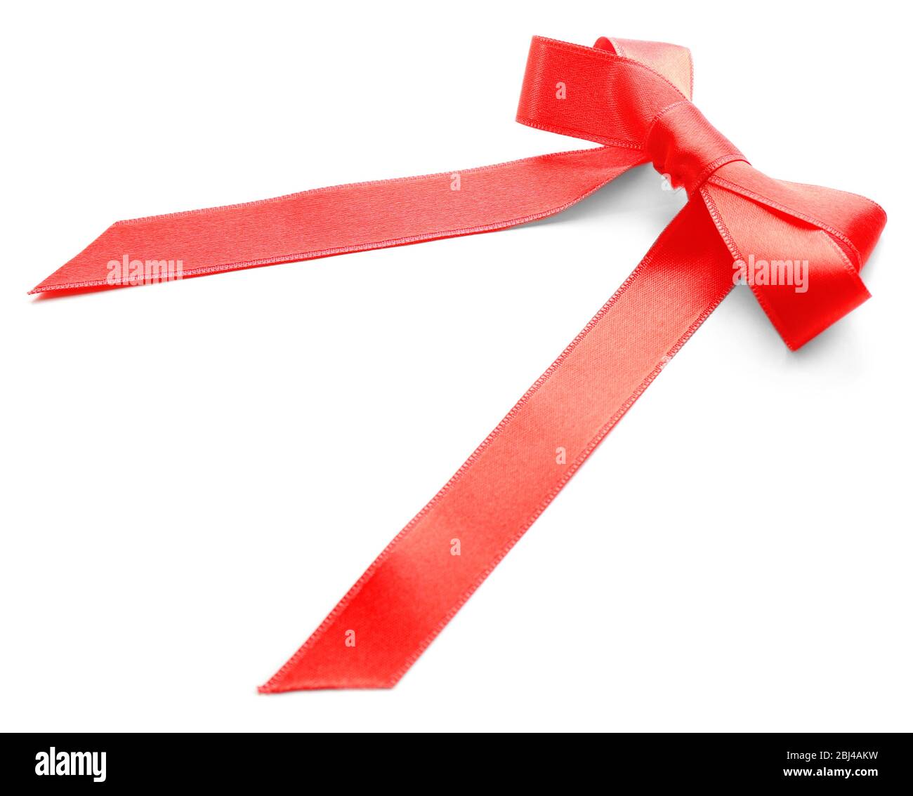 Red bow, isolated on white Stock Photo - Alamy