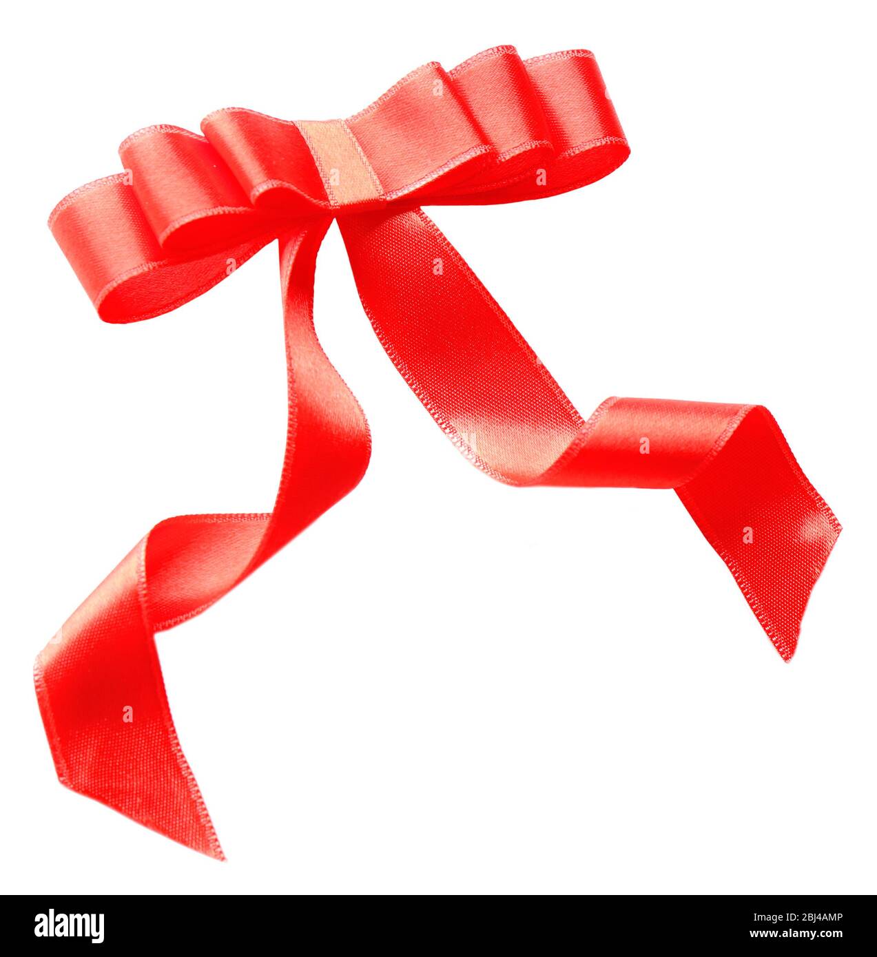 Red bow, isolated on white Stock Photo - Alamy