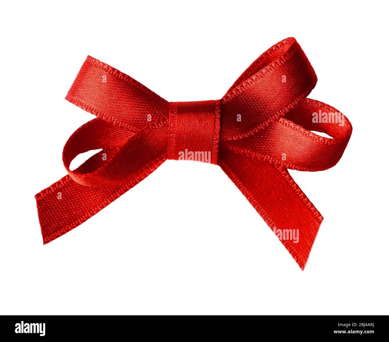 Red bow, isolated on white Stock Photo - Alamy