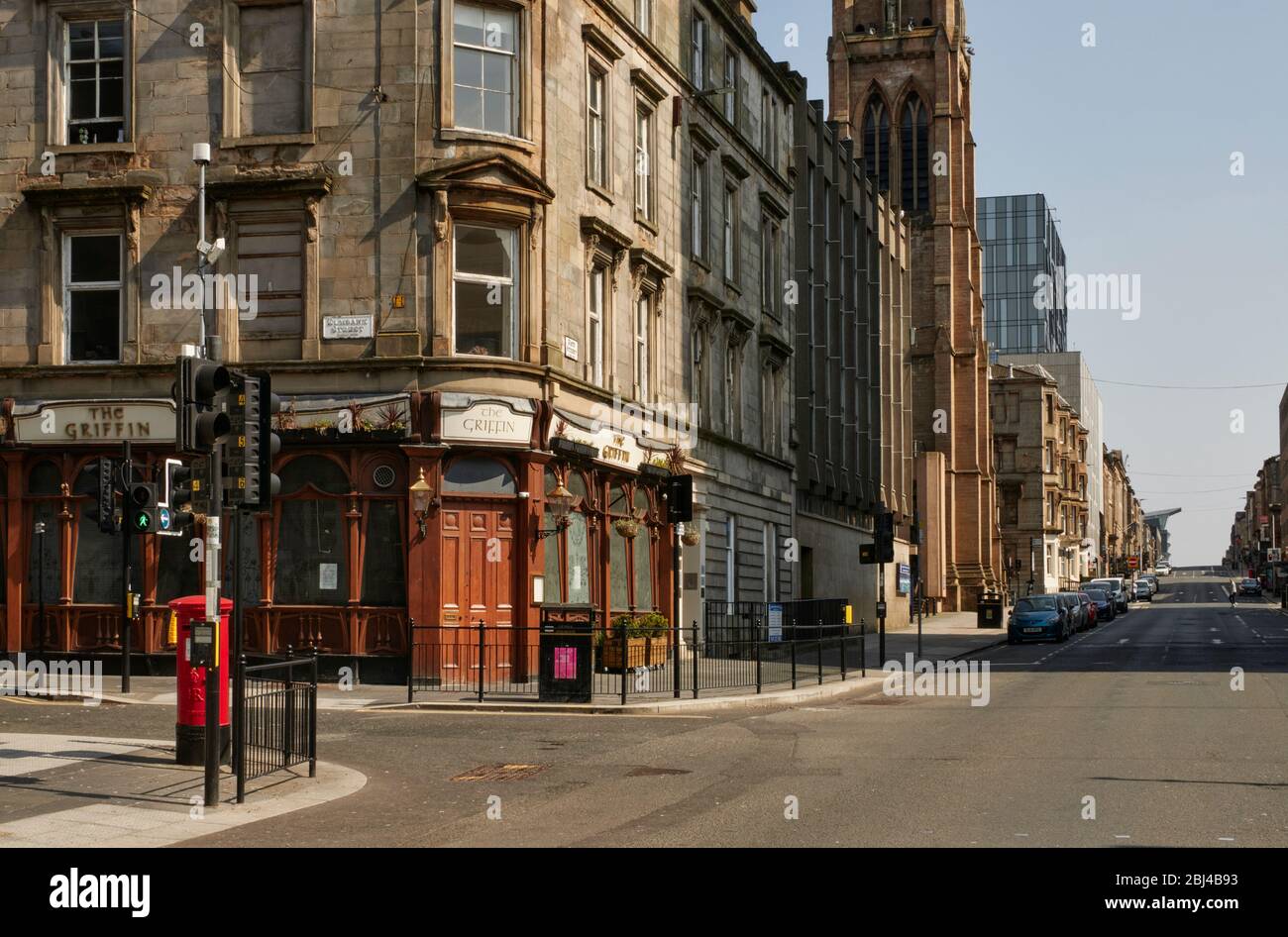 Glasgow city under coronavirus lockdown restrictions Stock Photo - Alamy