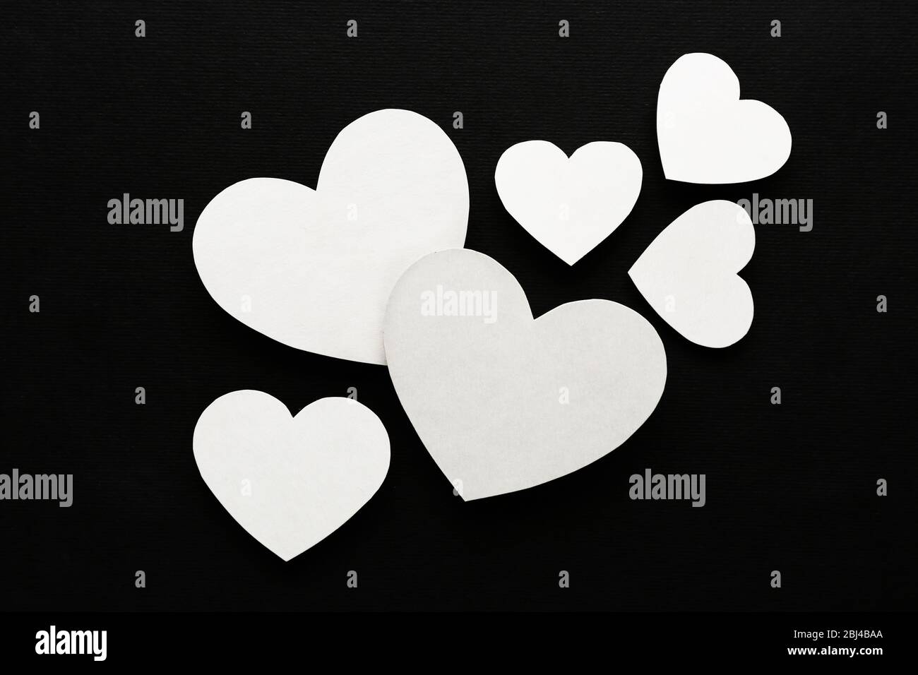Cutout paper hearts abstract hi-res stock photography and images - Alamy
