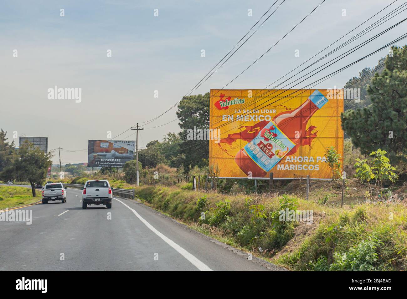 Jalisco Mexico. Jan. 14th. 2020. Guadalajara - Puerto Vallarta highway ...