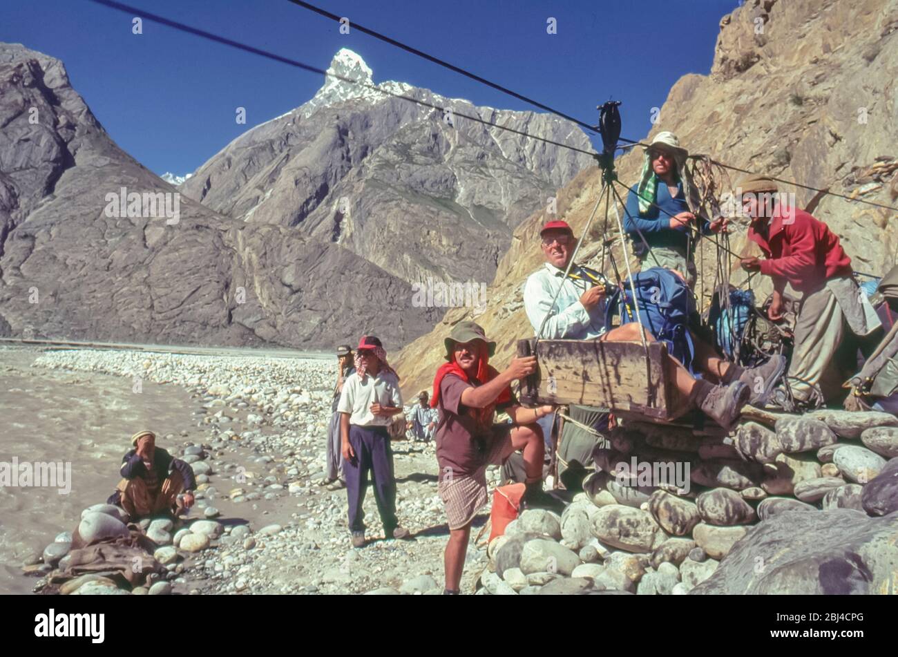 Pakistan, Northern Areas of the Karakoram Mountains. A European ...
