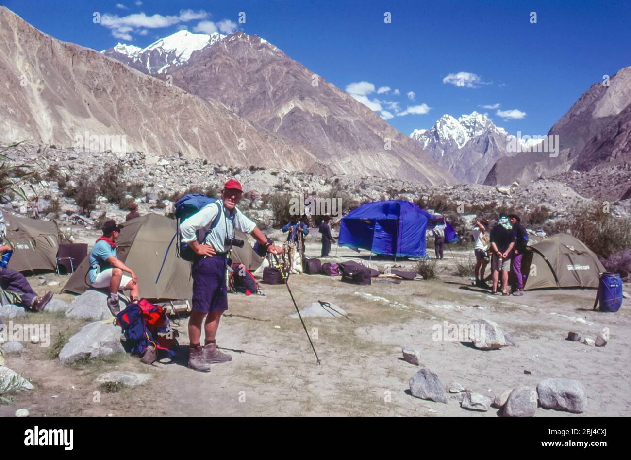 Pakistan, Northern Areas of the Karakoram Mountains. A European ...