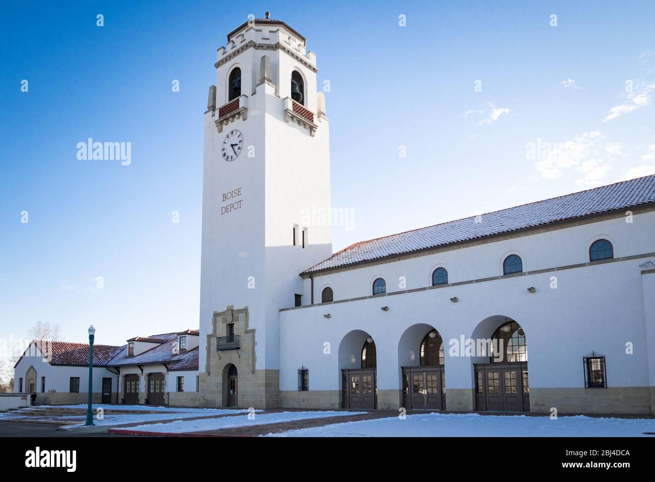 Wide view of the Boise Depot - a train station built in 1925 by the ...