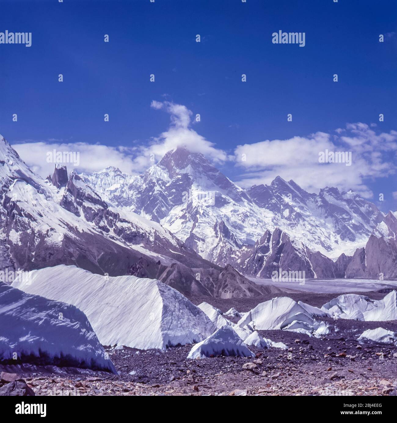 Pakistan, Northern Areas of the Karakoram Mountains. On the Baltoro ...