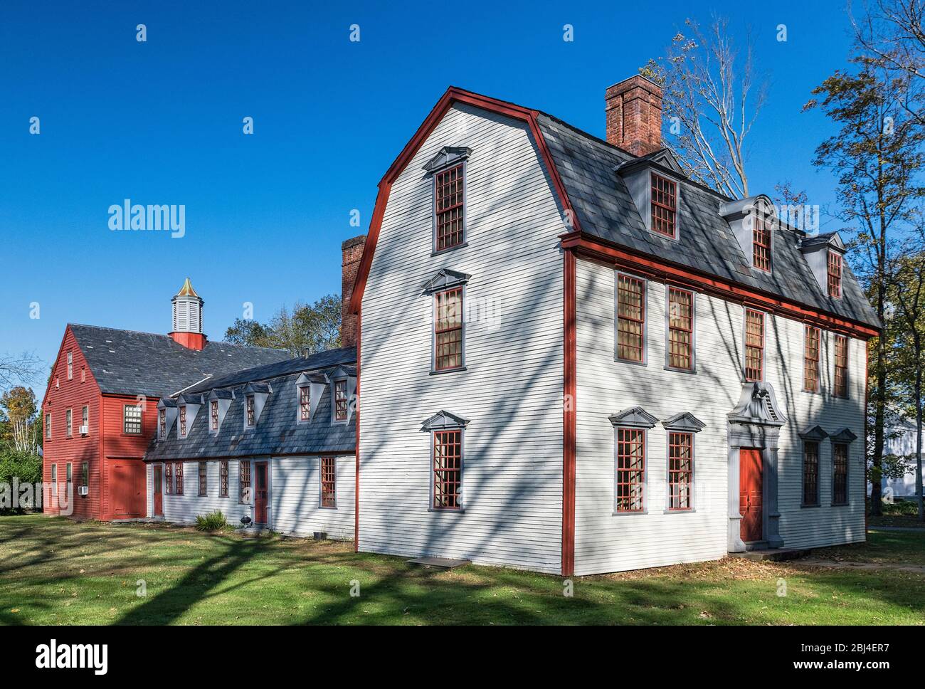 The historic Dwight House in Deerfield Stock Photo - Alamy