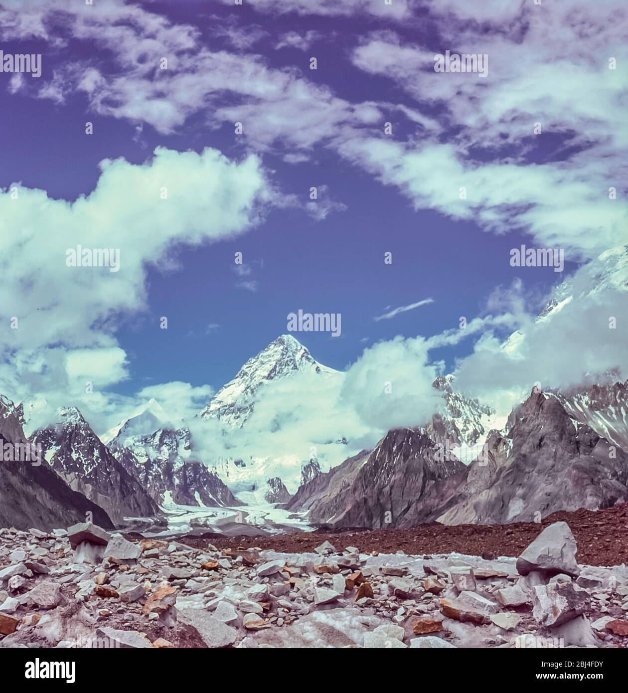 Pakistan, Northern Areas of the Karakoram Mountains. Pictorial image of ...