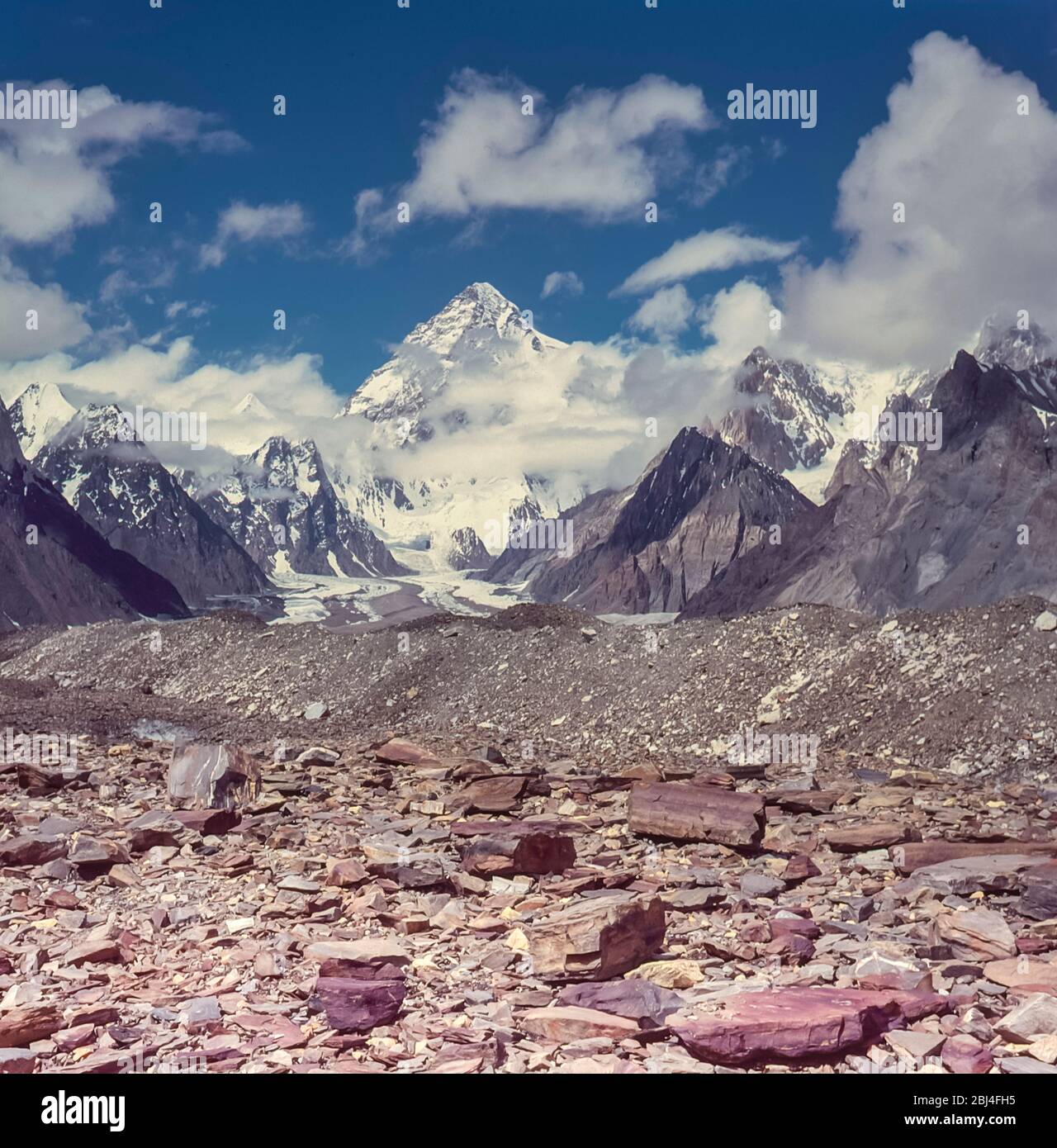 Pakistan, Northern Areas of the Karakoram Mountains. Pictorial image of ...
