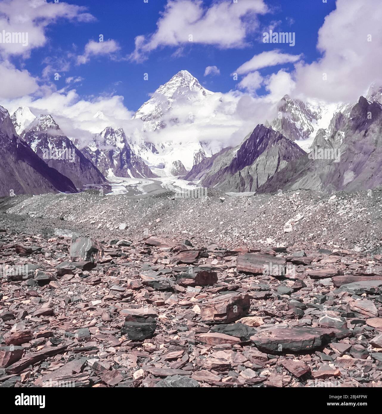 Pakistan, Northern Areas of the Karakoram Mountains. Pictorial image of ...