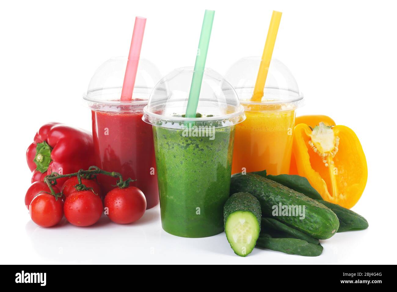 Fresh juice mix fruit, healthy drinks isolated on white Stock Photo - Alamy