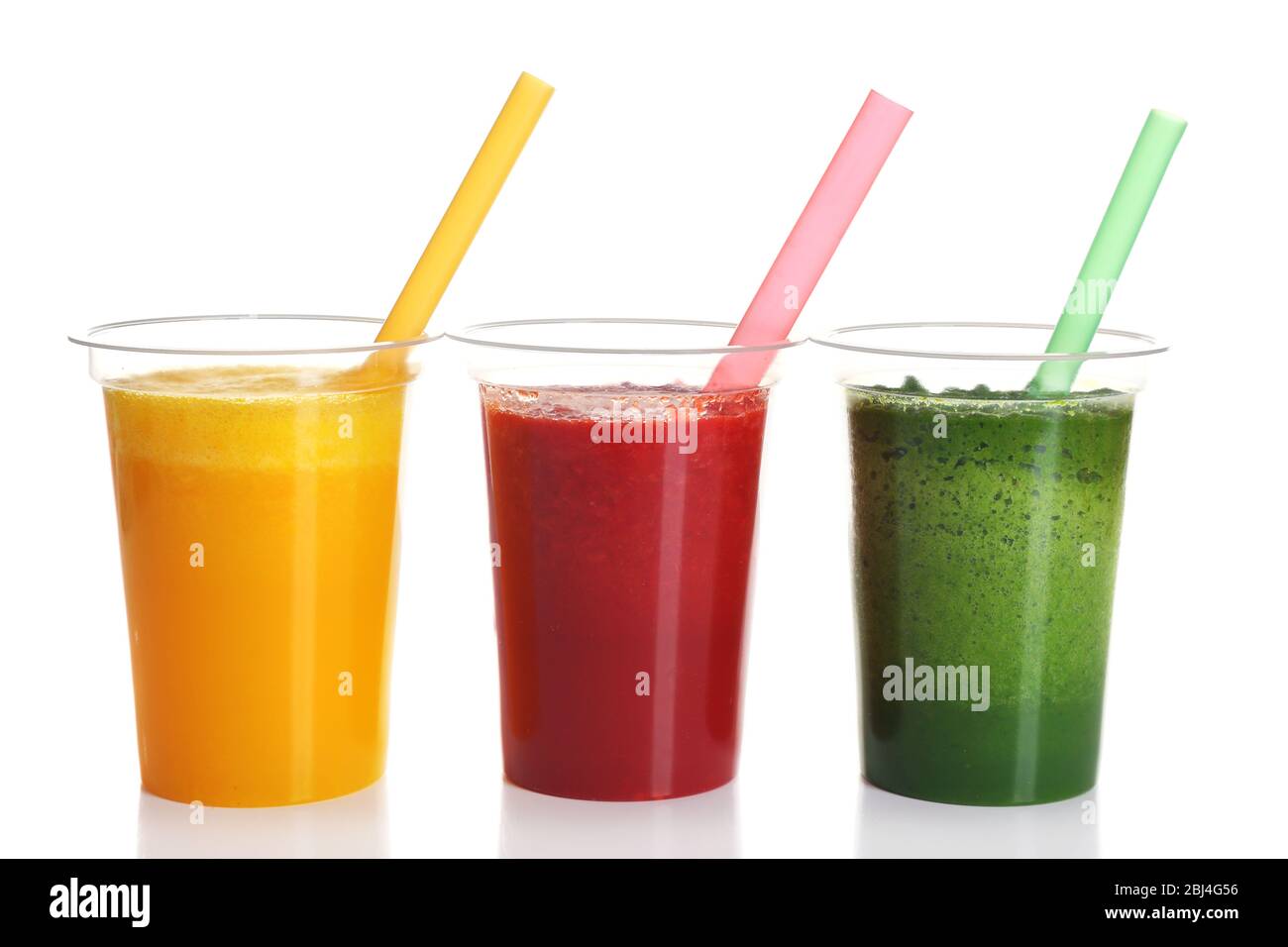 Fresh juice mix fruit, healthy drinks isolated on white Stock Photo - Alamy