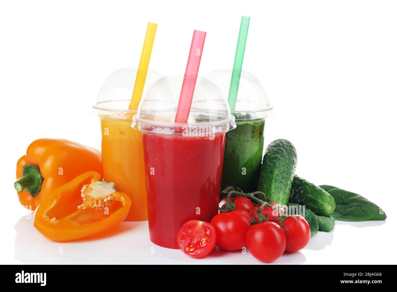 Fresh juice mix fruit, healthy drinks isolated on white Stock Photo - Alamy