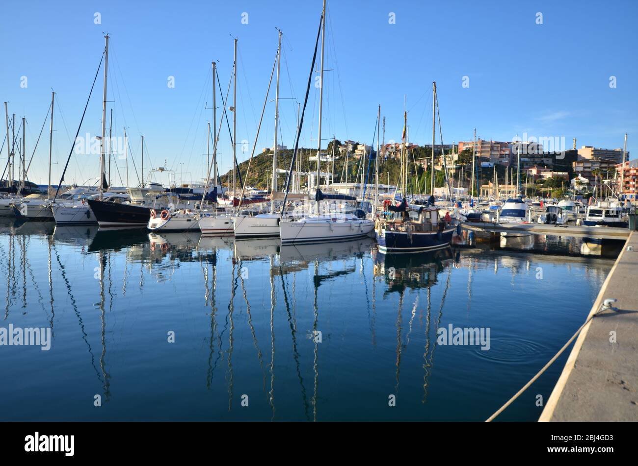 The port of Mazarrón, Murcia, Spain Stock Photo - Alamy