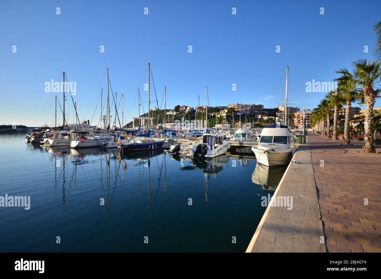 The port of Mazarrón, Murcia, Spain Stock Photo - Alamy