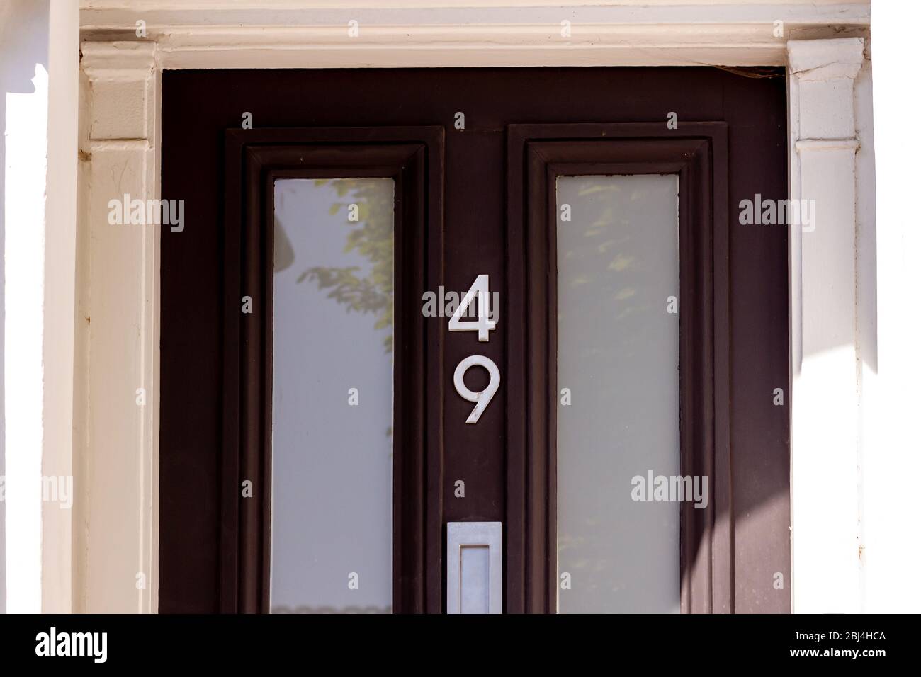 House number 49 sign hi-res stock photography and images - Alamy