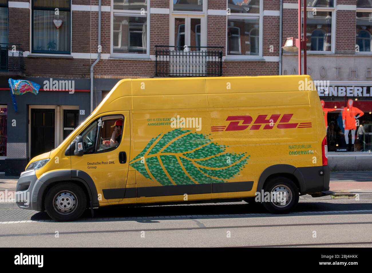 Dhl delivery amsterdam hi-res stock photography and images - Alamy