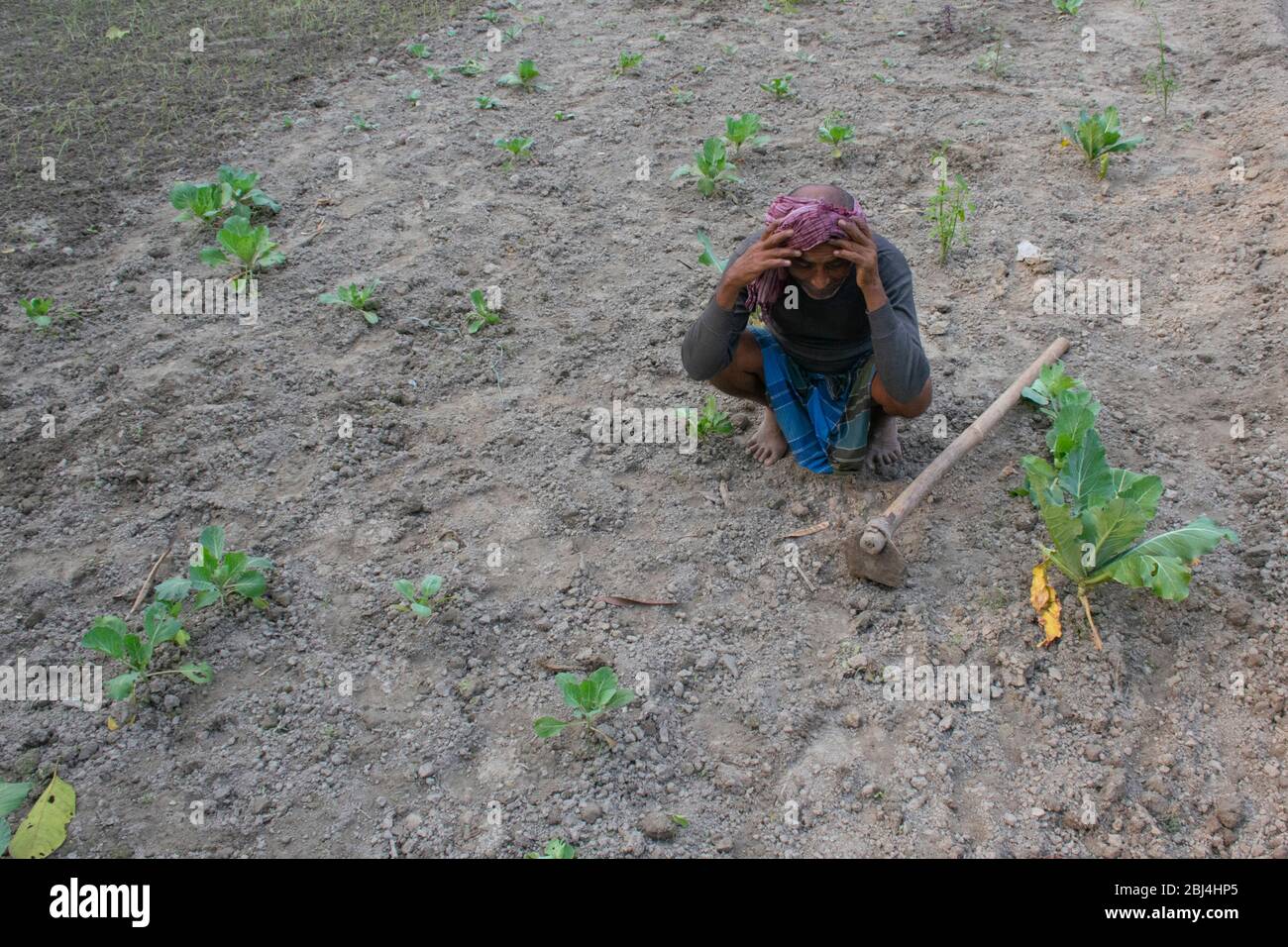 Sad farmer india hi-res stock photography and images - Alamy