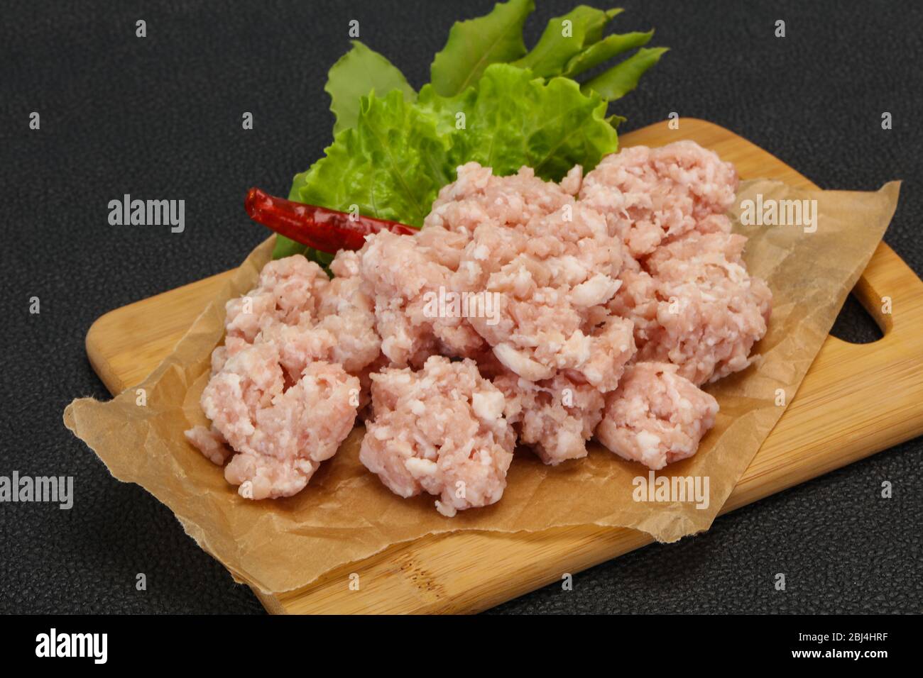 Homemade pork minced meat ready for cooking Stock Photo - Alamy