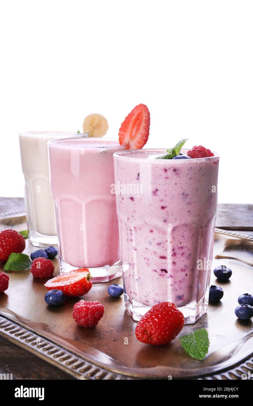 Milk shakes cut hi-res stock photography and images - Alamy