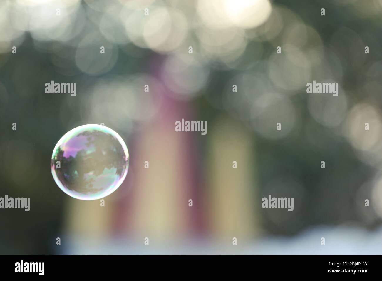 Soap bubble outdoor Stock Photo - Alamy
