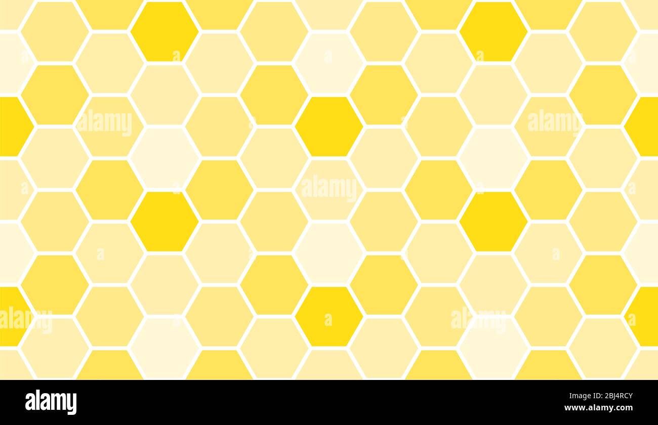 Bee honeycomb seamless pattern, art honey texture Stock Vector Image ...