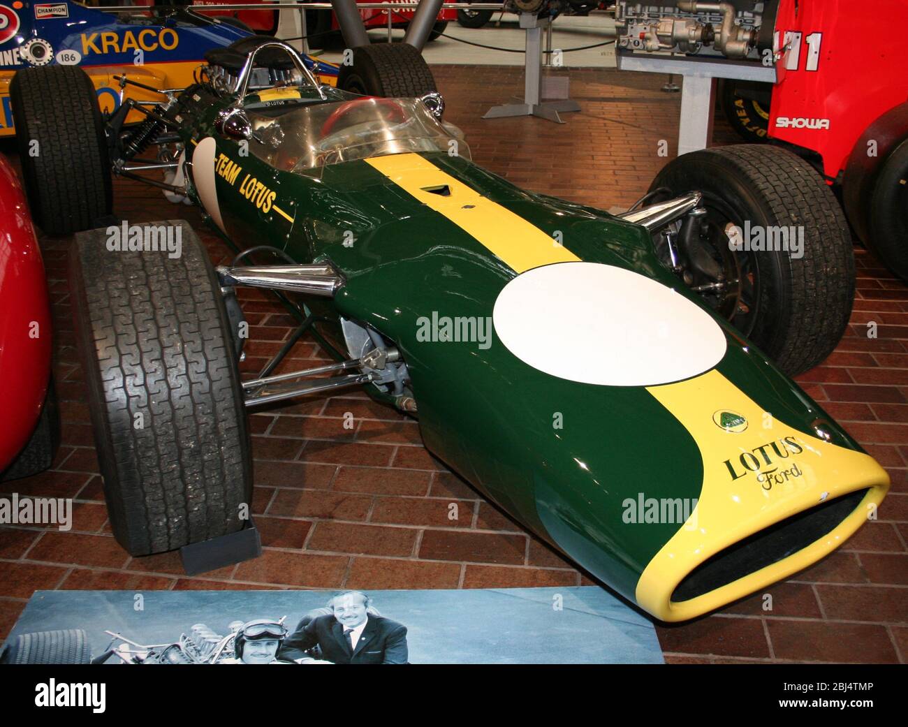 Lotus Type 49 formula 1 car on display at the National Motor museum ...