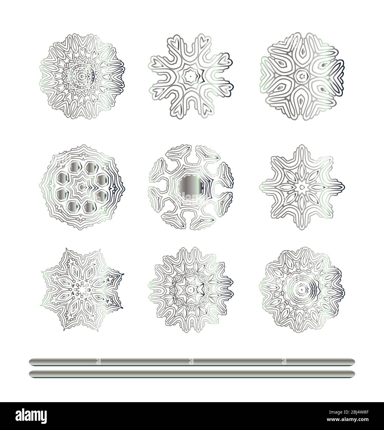 Oriental silver pattern abstract hi-res stock photography and images ...