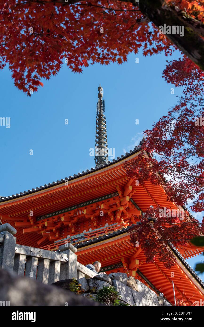 Kiyomizu-dera shrine in Kyoto, Japan Stock Photo - Alamy