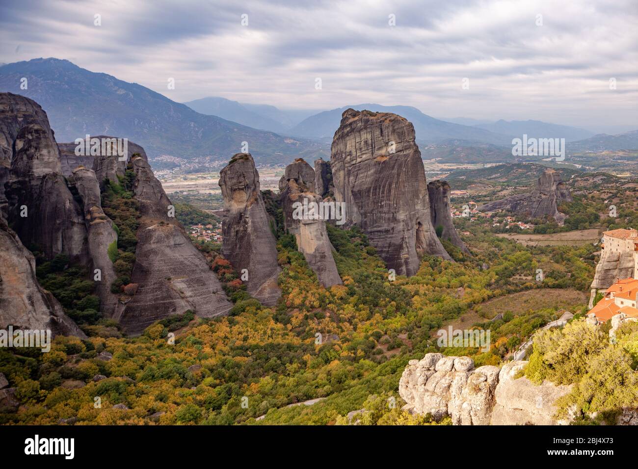 The Beautiful Floating Monasteries in Meteora, Greece Stock Photo - Alamy