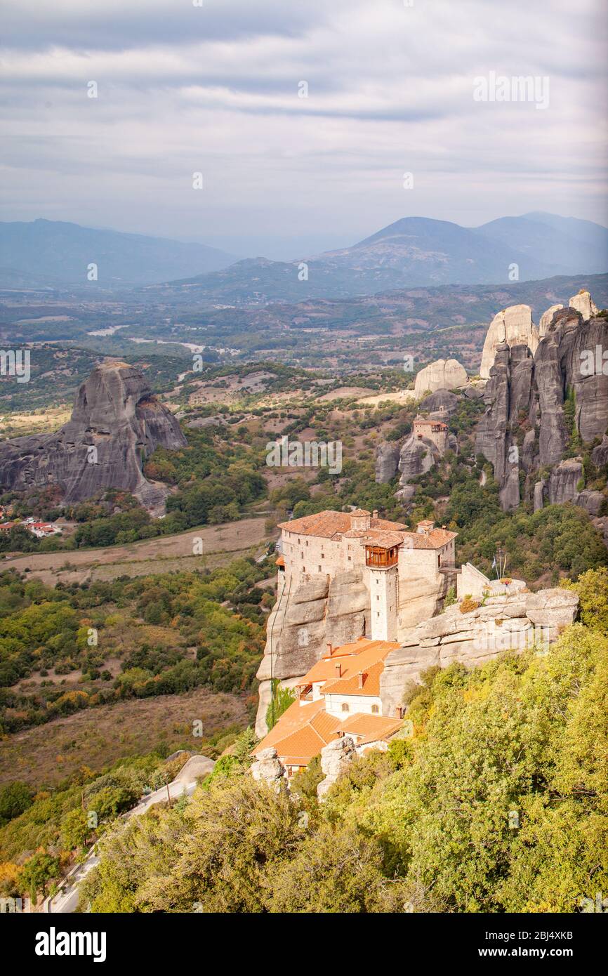 The Beautiful Floating Monasteries in Meteora, Greece Stock Photo - Alamy