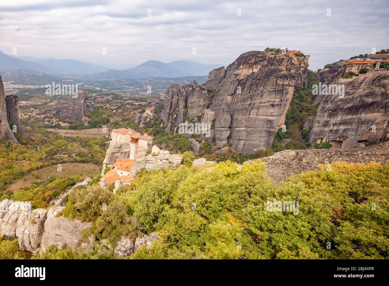The Beautiful Floating Monasteries in Meteora, Greece Stock Photo - Alamy