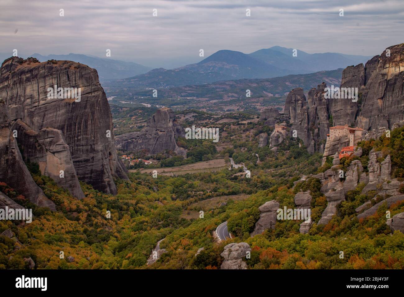 The Beautiful Floating Monasteries in Meteora, Greece Stock Photo - Alamy
