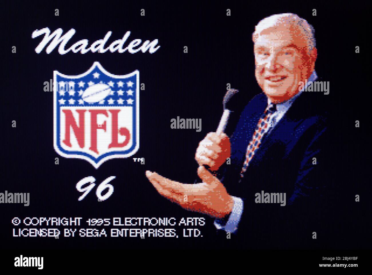 Madden NFL '96 - Sega Genesis Mega Drive - Editorial use only Stock ...