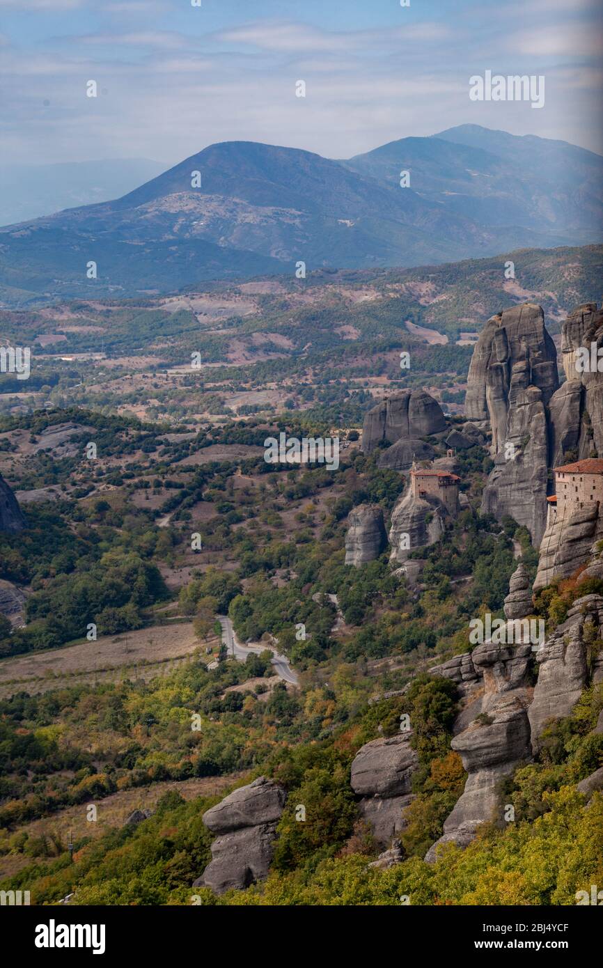 The Beautiful Floating Monasteries in Meteora, Greece Stock Photo - Alamy