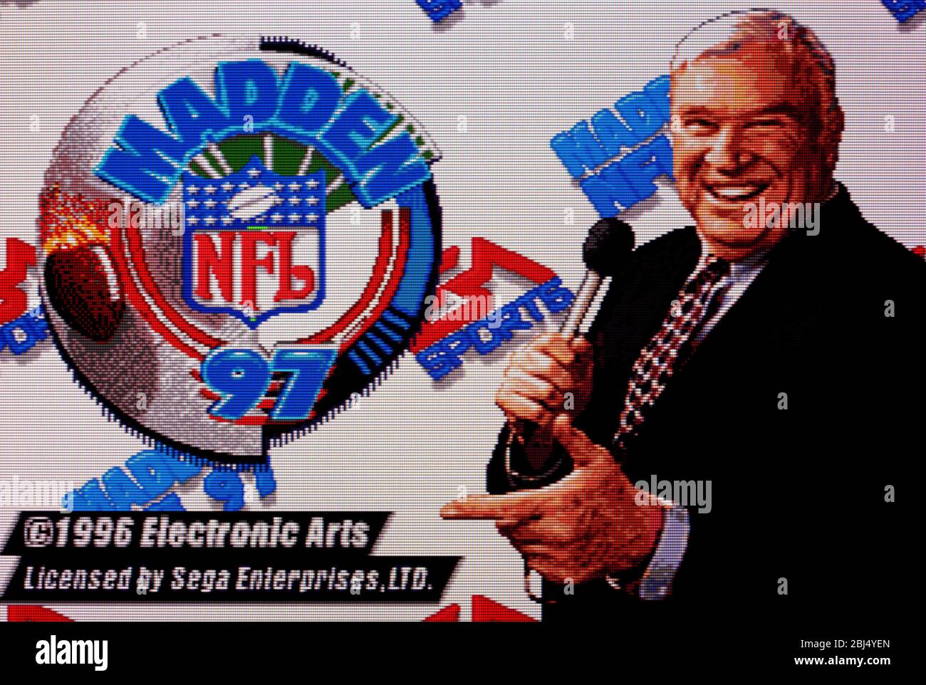 Madden NFL '97 - Sega Genesis Mega Drive - Editorial use only Stock ...