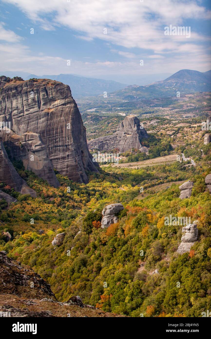 The Beautiful Floating Monasteries in Meteora, Greece Stock Photo - Alamy