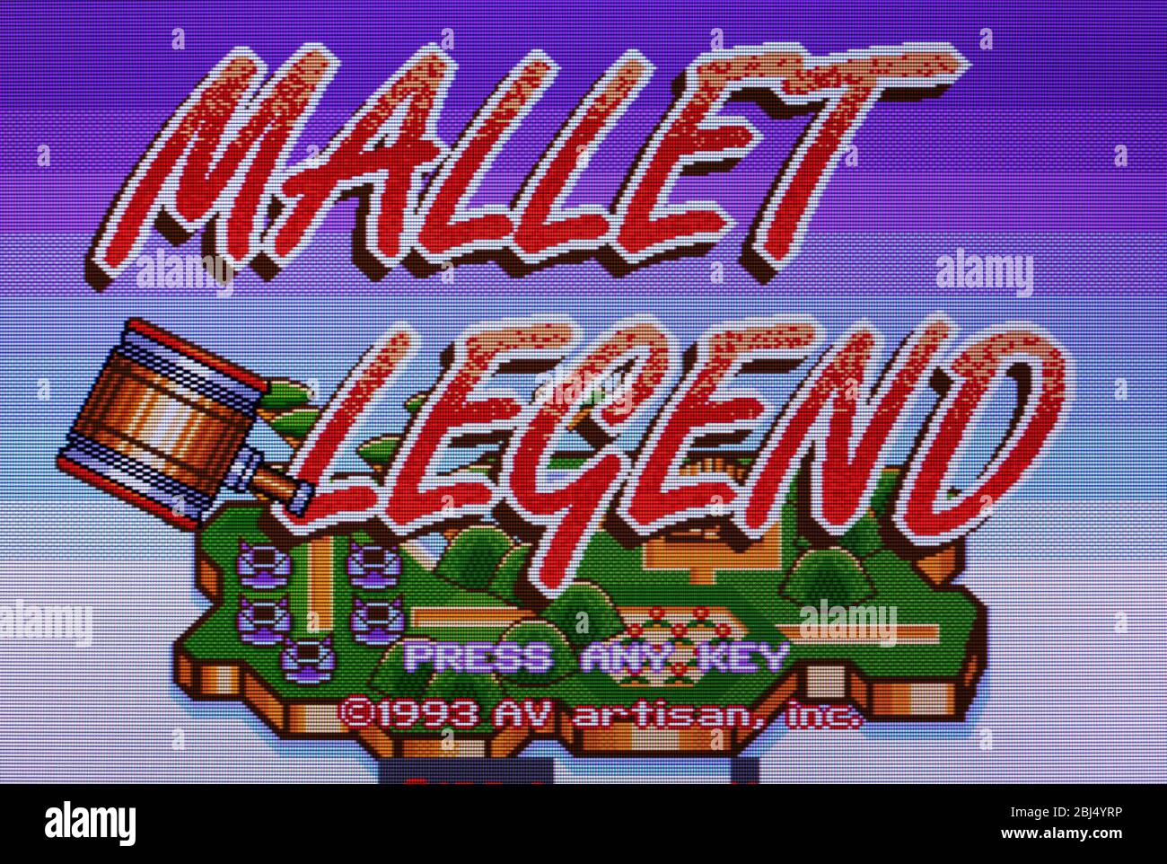 Mallet Legend - Sega Genesis Mega Drive - Editorial use only Stock ...