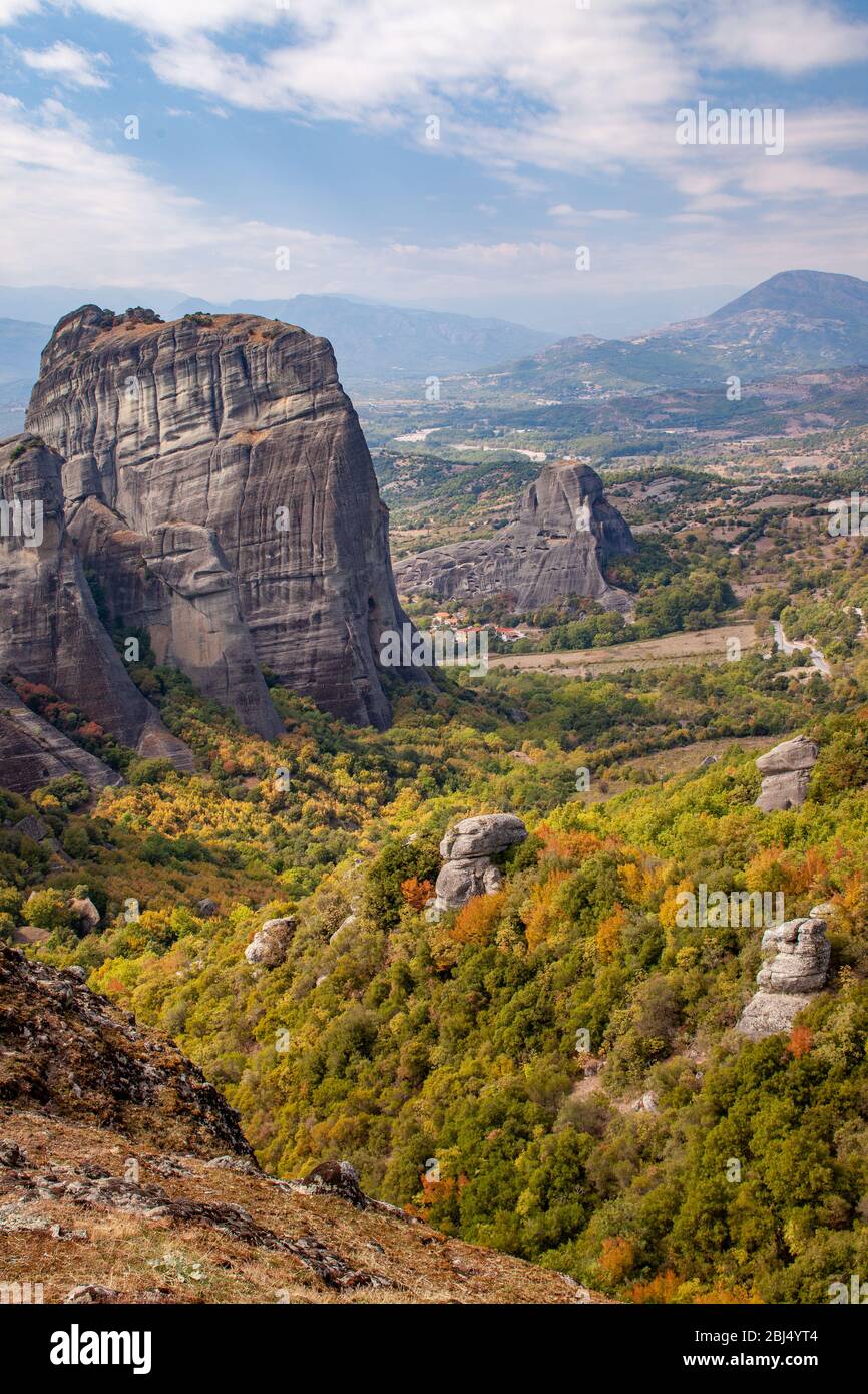 The Beautiful Floating Monasteries in Meteora, Greece Stock Photo - Alamy