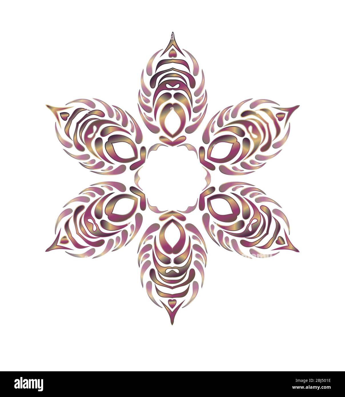 Vintage floral design elements. Vintage floral design with retro ...